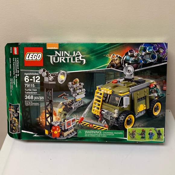 Lego | Toys | Lego 7915 Ninja Turtles Turtle Van Takedown Retired Set ...